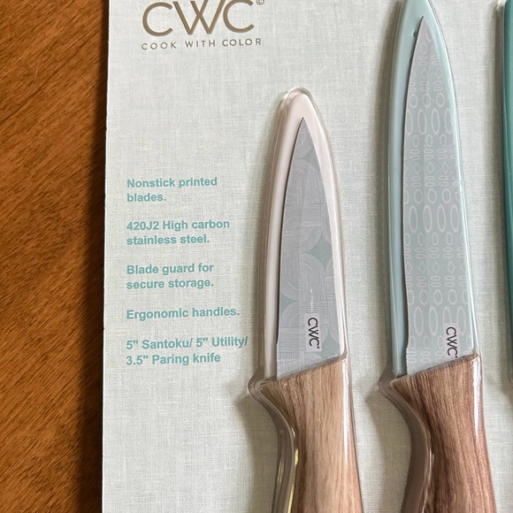 CWC | Kitchen | Cwc Cook With Color 6 Piece Cutlery Set Includes Blade ...